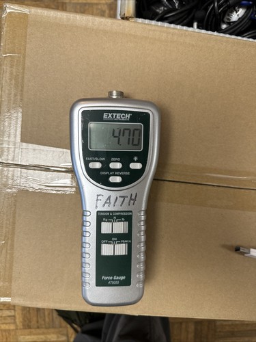 Force Gauge High Capacity Digital 0.2 - 980 Newton EXTECH 475055 | eBay