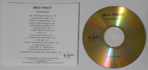 Maxi Priest - CombiNation - original 1999 U.S. promo cd | eBay