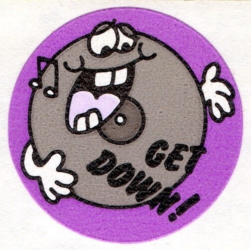 Trend Scratch And Sniff Matte Licorice Record Stinky Stickers No TM Vtg ...