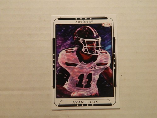 2023 Sage Artistry Black Parallel Card of Avante Cox - SIU | eBay