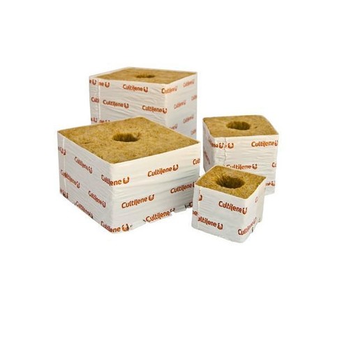 Rockwool 3" Inch x16 Big Hole - Cultilene Rockwool Cubes 16 Pieces ...