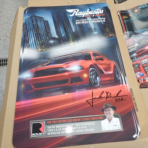 Ford Mustang With Jack Roush Raceing/ Raybestos Advertising Kit Tin ...