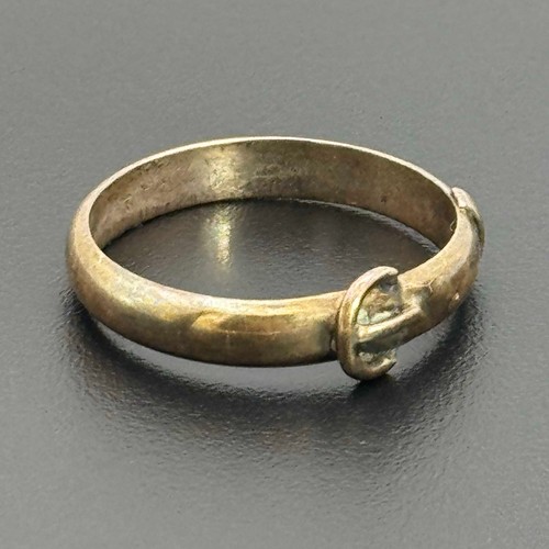 Antique English Victorian 14K Yellow Gold Buckle Ring – Size 7 (TUR) | eBay