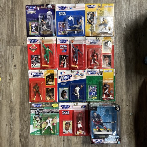 Lot Of 12 Starting Lineup Figures NHL NFL NBA MLB | eBay