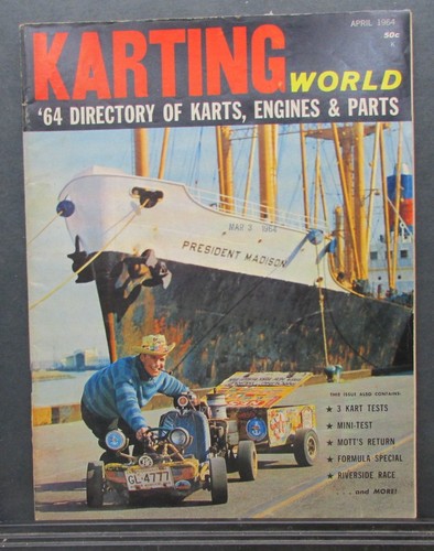 April 1964 Karting World magazine. Directory of karts, engines and ...