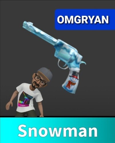 Roblox Murder Mystery 2 SNOWMAN MM2 godly knives and guns | eBay