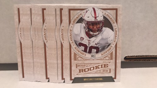Bryce Love 2019 Legacy Football Lot Of (16) Washington Redskins Rookie ...