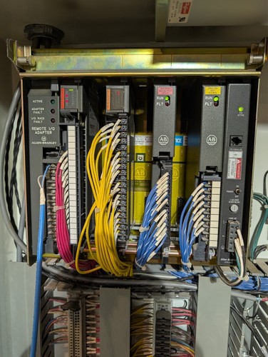 allen bradley plc 5 remote io rack and cards | eBay