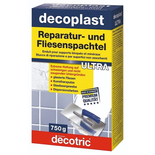 Decoplast Flächen- und Fliesenspachtel Innen/Außen 1 kg 4007955331018 ...