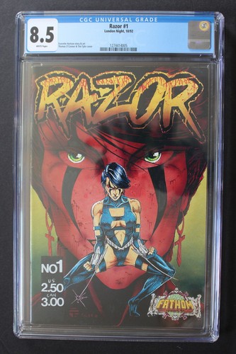 RAZOR #1 1st App 1992 London Night Everette Hartsoe LOW PRINT Movie CGC ...