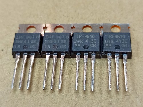 Matched quad IRF9610 VISHAY SILICONIX or INTERNATIONAL RECTIFIER MOSFET ...