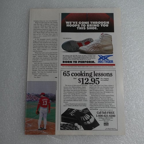 Vintage Print Ad Asics Tiger Sports Illustrated Feb 17, 1986 | eBay