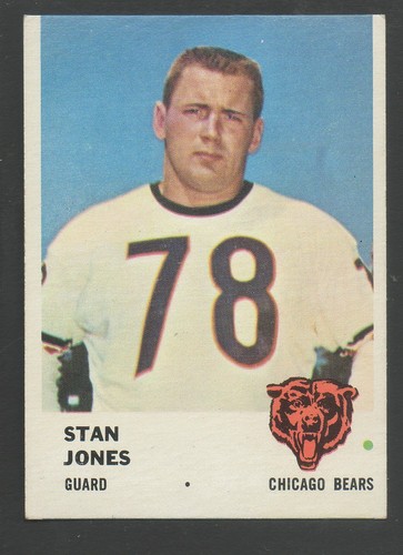 1961 Fleer Football Card #6 Stan Jones-Chicago Bears Ex Card | eBay