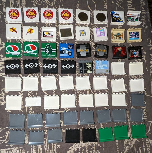 Mixed Lot of 64 Lego PANELS 1x4x3 #60581 Multiple colors | eBay