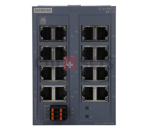 SCALANCE XB116 UNMANAGED IE SWITCH - 6GK5116-0BA00-2AB2 (USED) | eBay