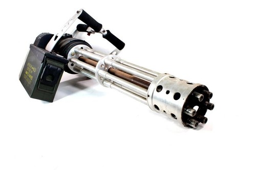 Minigun Terminator/Predator Movie Inert Dummy Display Prop Dillion M134 ...