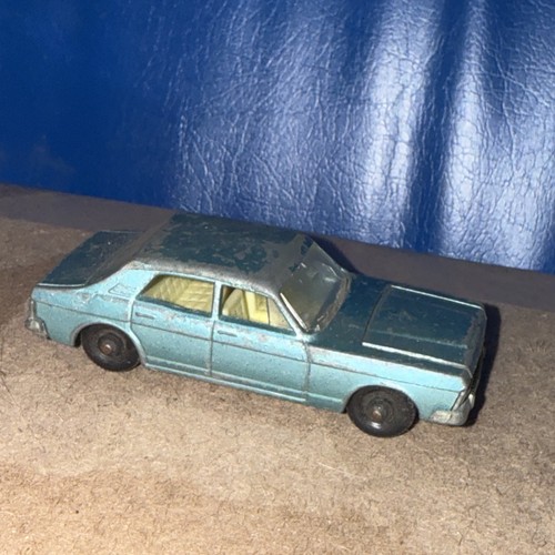 VINTAGE LESNEY MATCHBOX SERIES NO 53 BLUE FORD ZODIAC MK IV - MADE IN ...