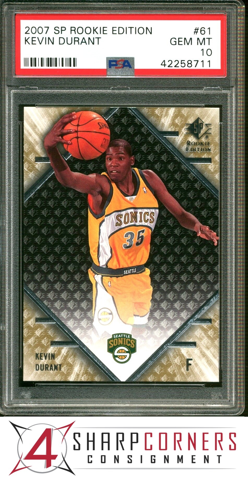 Kevin Durant 2007 SP Rookie Edition #61 Base Price Guide - Sports Card ...