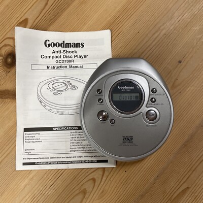 Goodmans Portable Cd Player for sale | eBay