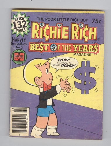 Richie Rich Best of the Years #3 July 1979 VG Mayda Munny Story, Little ...