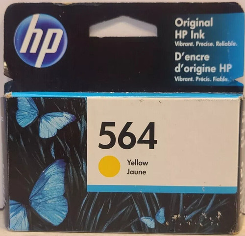 HP 564 YELLOW Ink Cartridge GENUINE OEM NEW SEALED | eBay