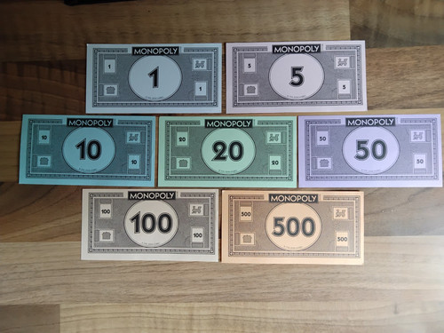 MONOPOLY MONEY ... 23 ASSORTED HASBRO NOTES ... New ... | eBay UK