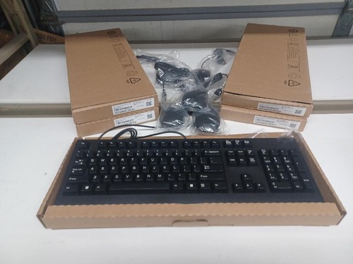 New Lot of 5 Lenovo USB keyboard 00XH688 & 5 Mouse Combo! MICE! OEM! | eBay