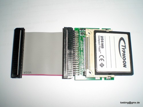 4GB 2,5" IDE CF Compact Flash Hard Drive Festplatte Kabel Amiga 600/ ...