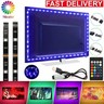 5V USB LED Strip Lights TV Back Light 5050 RGB Color Changing with ...
