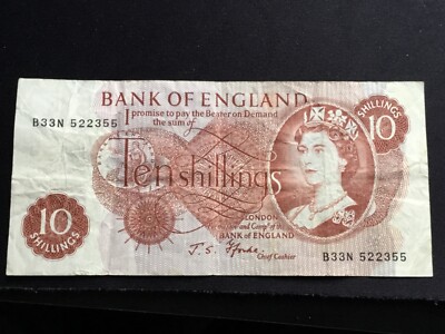Ten Shilling Bank Note in English Banknotes Pre-1952 for sale | eBay