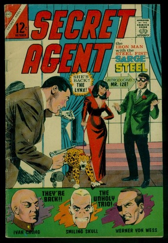Charlton Comics SECRET AGENT #9 VG/FN 5.0 | eBay