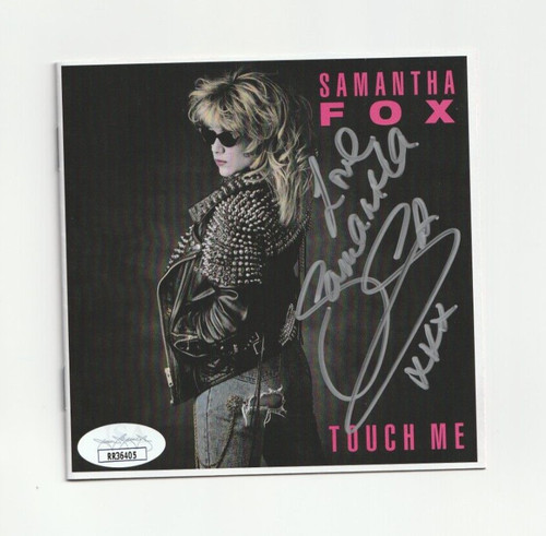 Samantha Fox Autographed CD Booklet Touch Me JSA Free Shipping MU640 | eBay