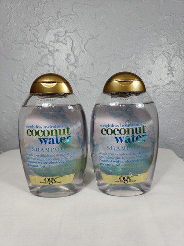 Pack of 2 OGX Coconut Water Weightless Hydration Shampoo 13 oz ...