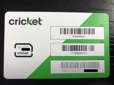 Cricket SIM Cards for sale | eBay