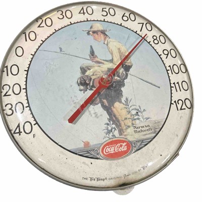 Norman Rockwell Coca Cola Thermometer | eBay