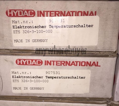 NEW One HYDAC Temperature Sensor ETS326-3-100-000 | eBay