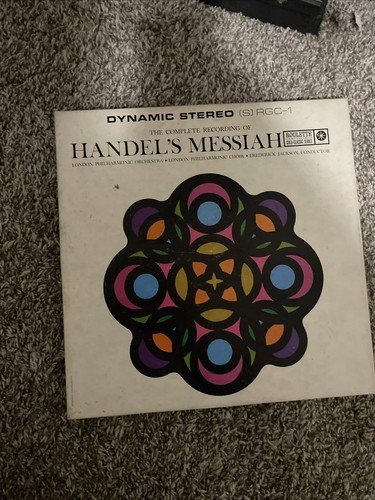 The Complete Recordings of Handel's Messiah RGC-1 Vintage Vinyl | eBay