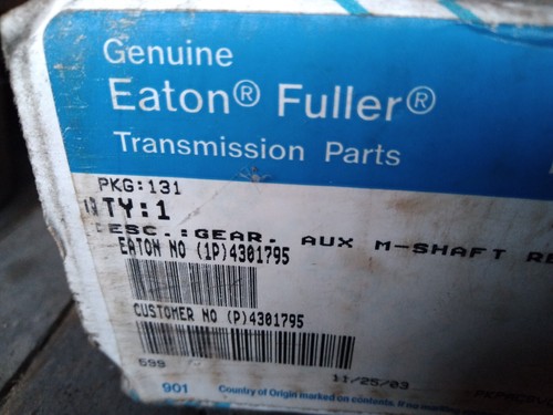 Eaton Fuller 4301795 Reduction Gear 4301794 Paccar OEM for sale online ...