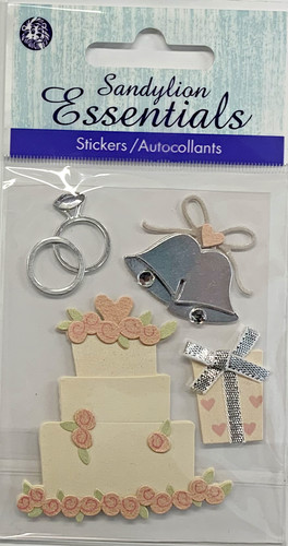 Sandylion Essentials Stickers - Wedding Cake -50706 | eBay