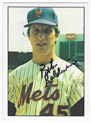 RICK BALDWIN 1976 SSPC AUTOGRAPHED SIGNED # 552 NEW YORK METS DECEASED ...