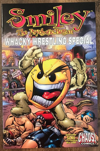 Smiley Wrestling Special #1 Reis Psychotic Button Evil Ernie Chaos NM/M ...