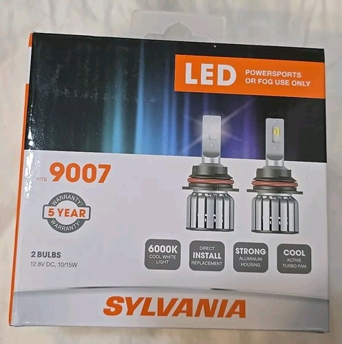 Sylvania 9007 LED Powersport Headlight Bulbs for Off-Road Use /Fog ...
