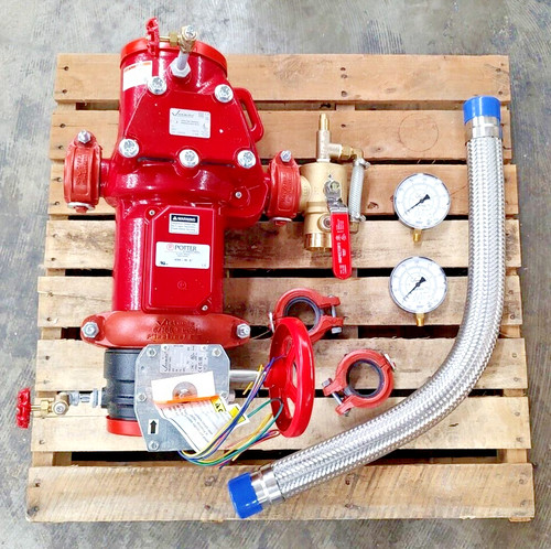 Victaulic 6" Manifold Check Assy Right Hand with Control Valve & Hose ...
