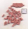 Bricks - white plaster w/ solid color exterior miniature 325pk 1/12 ...