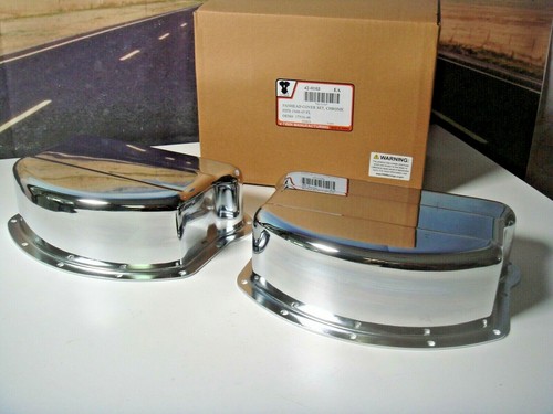 Harley Panhead Chrome Rocker Valve Covers FL 1948-65 48-65 V-Twin 42 ...