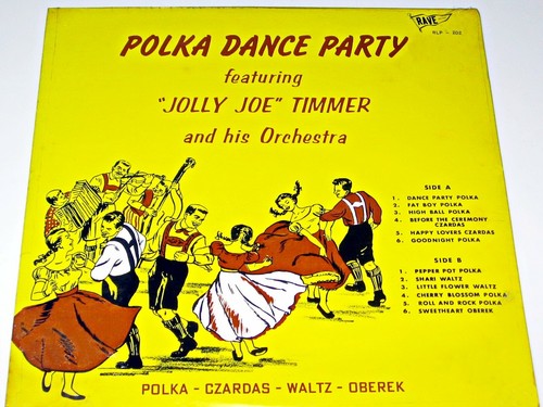 JOE TIMMER BAND POLKA LP "DANCE PARTY" FANTASTIC PITTSBURGH STYLE POLKA ...
