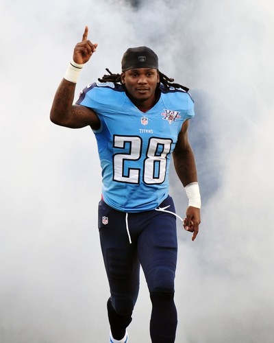 Chris Johnson Smoke Entrance Run Tennessee Titans 8x10 NFL Football ...