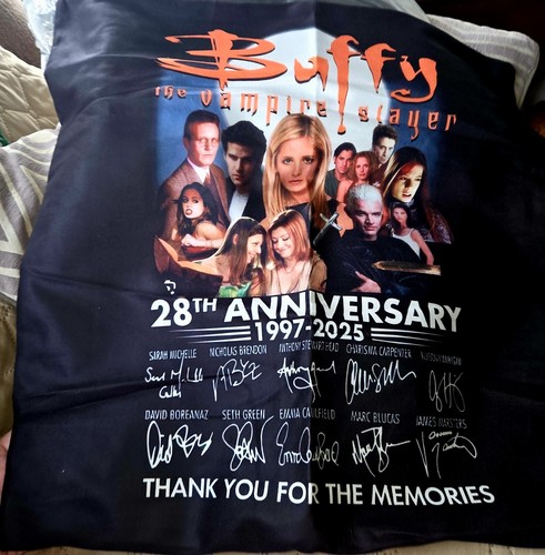Buffy The Vampire Slayer Anniversary Cast Pillow Case New | eBay