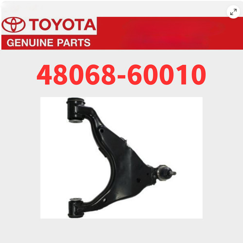 Toyota Genuine ARM Sub Assy FRONT SUSPENSION LOWER NO.1 RH 48068-60010 ...