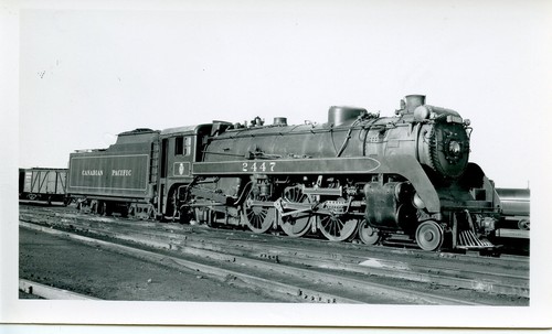 6E454 RP 1940s? CPR CANADIAN PACIFIC RAILROAD ENGINE #2447 | eBay